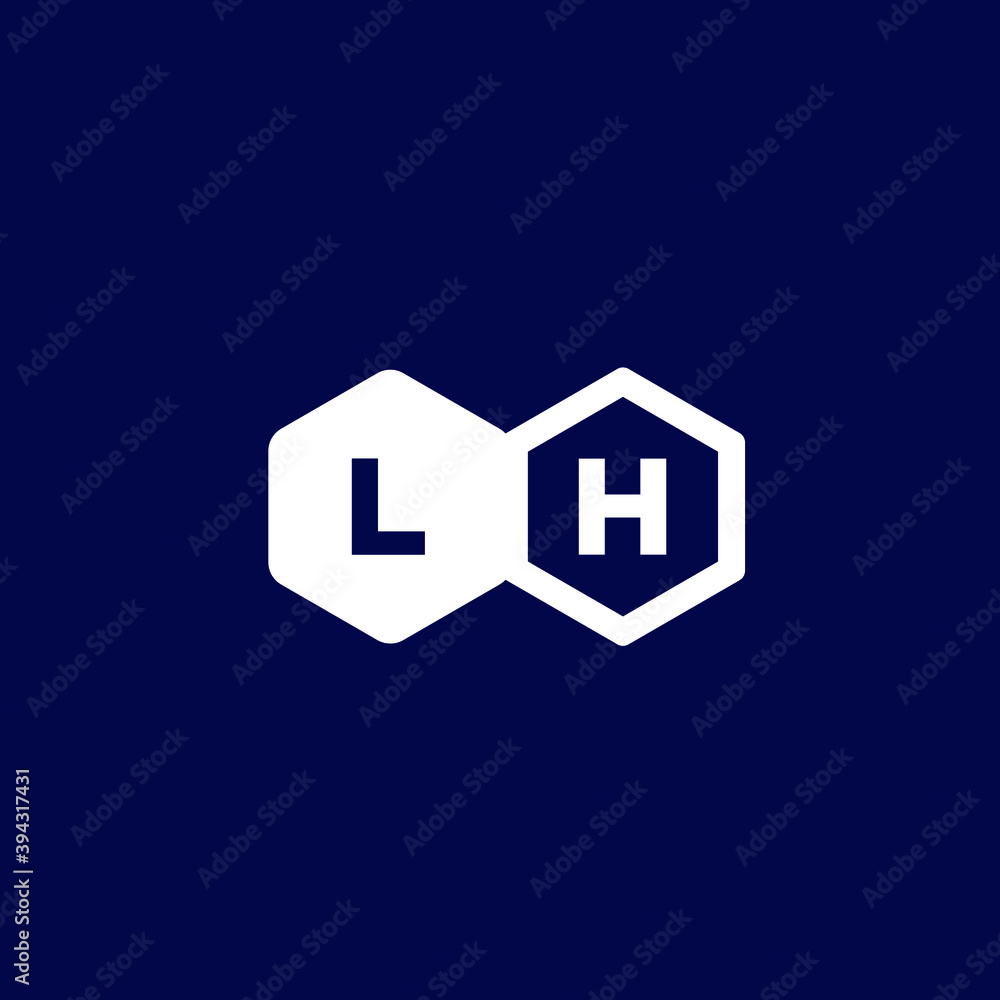LH Letter Initial Logo and Icon for Business Branding and Website ...