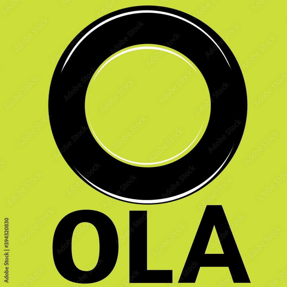 ola cabs logo with colour full background. Stock Illustration | Adobe Stock