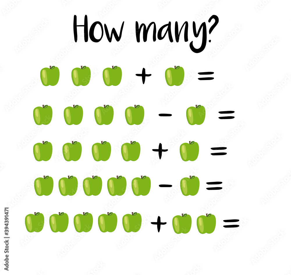 How many objects.Preschool Counting Activities. Printable worksheet ...