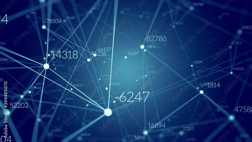 big data numbers lines background Stock Video | Adobe Stock