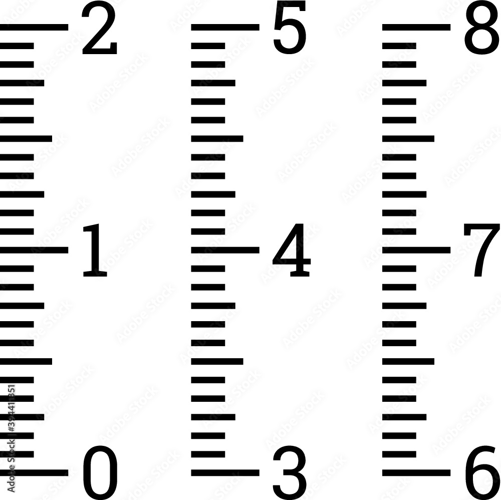 Vector illustration of the kids growing scale Stock Vector | Adobe Stock