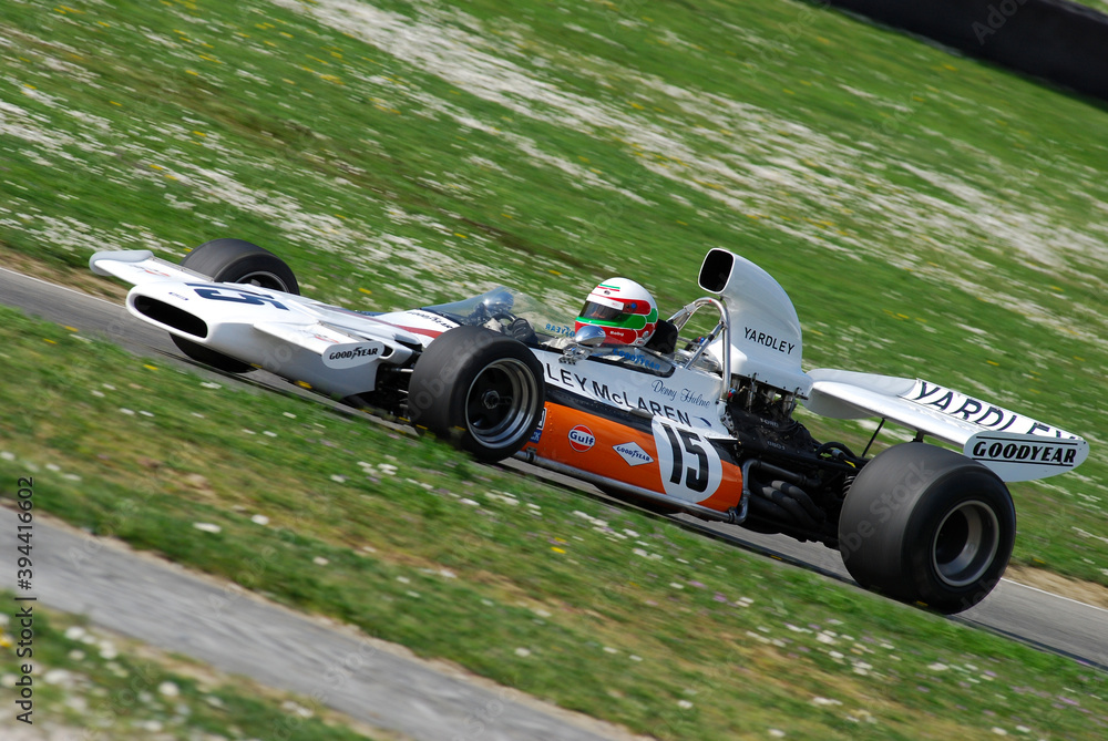Mugello Circuit 1 April 2007: Classic F1 Car 1972 McLaren M19C ex Denny ...