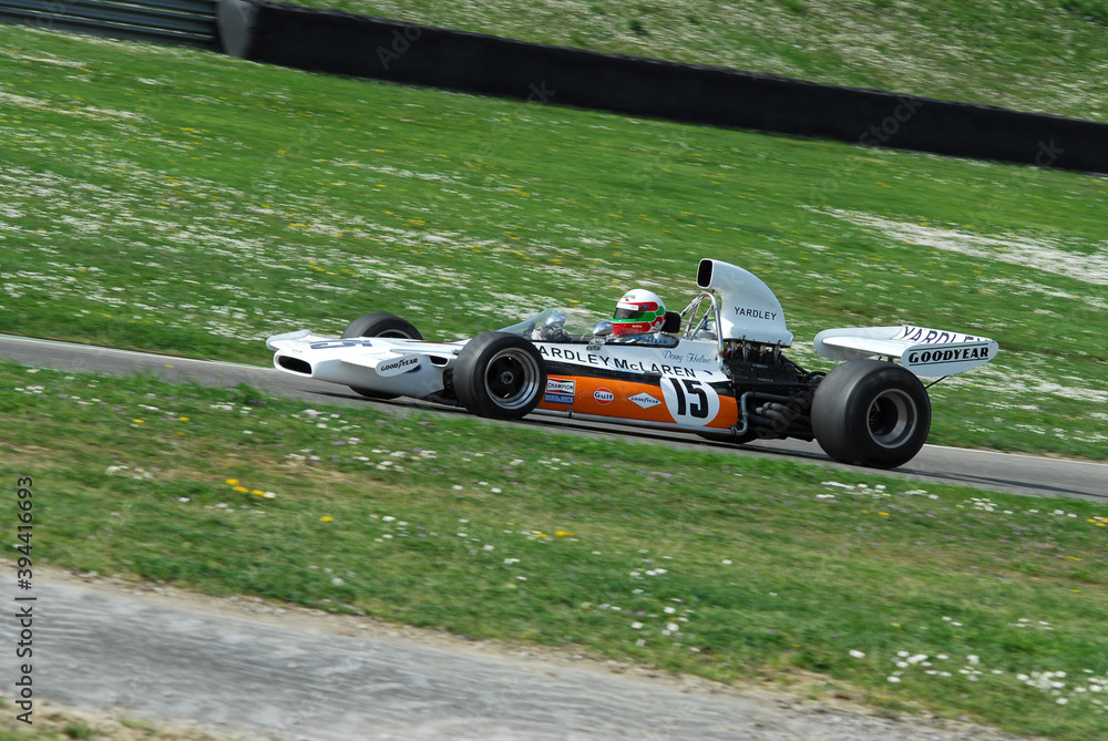 Mugello Circuit 1 April 2007: Classic F1 Car 1972 McLaren M19C ex Denny ...