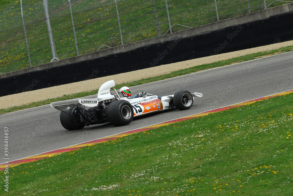 Mugello Circuit 1 April 2007: Classic F1 Car 1972 McLaren M19C ex Denny ...