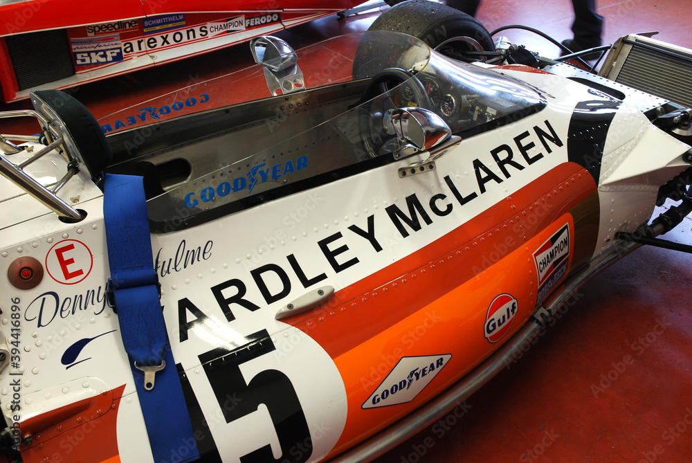 Mugello Circuit 1 April 2007: Detail of Classic F1 Car 1972 McLaren ...