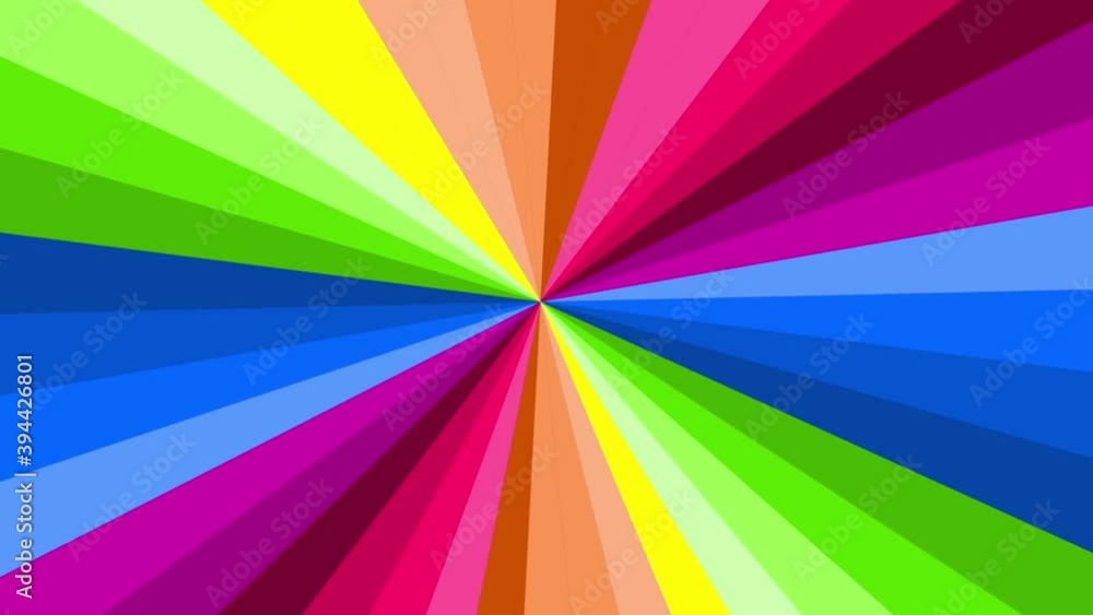 Spectrum psychedelic optical illusion. Abstract rainbow hypnotic ...