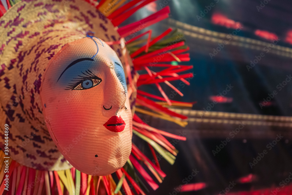 Latin American tradition. Nicaraguan traditional mask used in typical ...