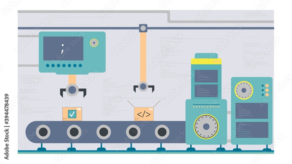 test automation Stock Illustration | Adobe Stock