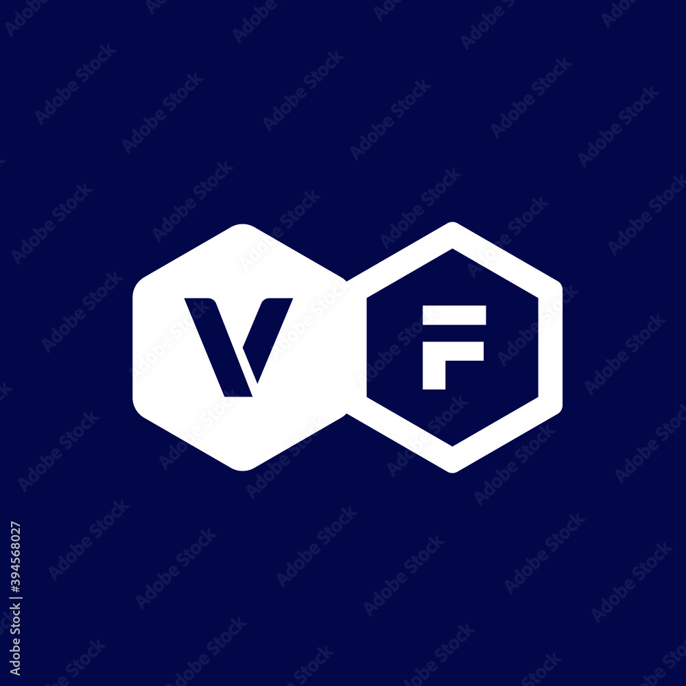 Vettoriale Stock VF Letter Initial Logo and Icon for Business Branding ...