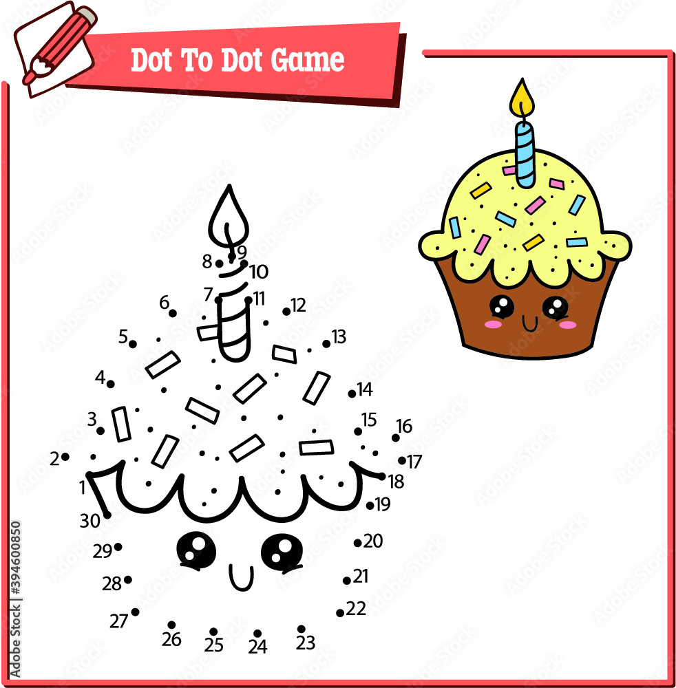 Dot To Dot Kid Educational Game Vector Illustration Educational Kid dot-to-dot-kid-educational-game-vector-illustration-educational-kid
