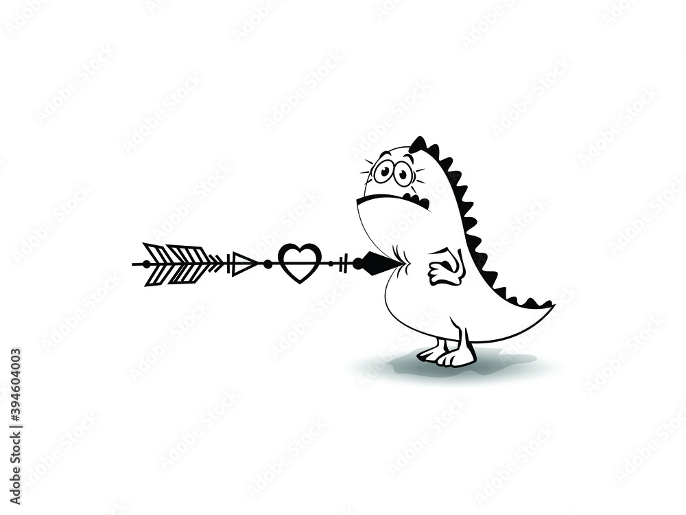 funny Monster Icon Vector illustration. cartoon characters symbol ...