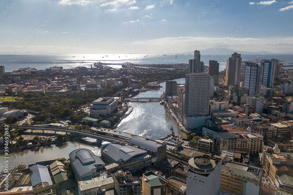 Manila, Philippines - The Pasig River cuts through the heart of city ...