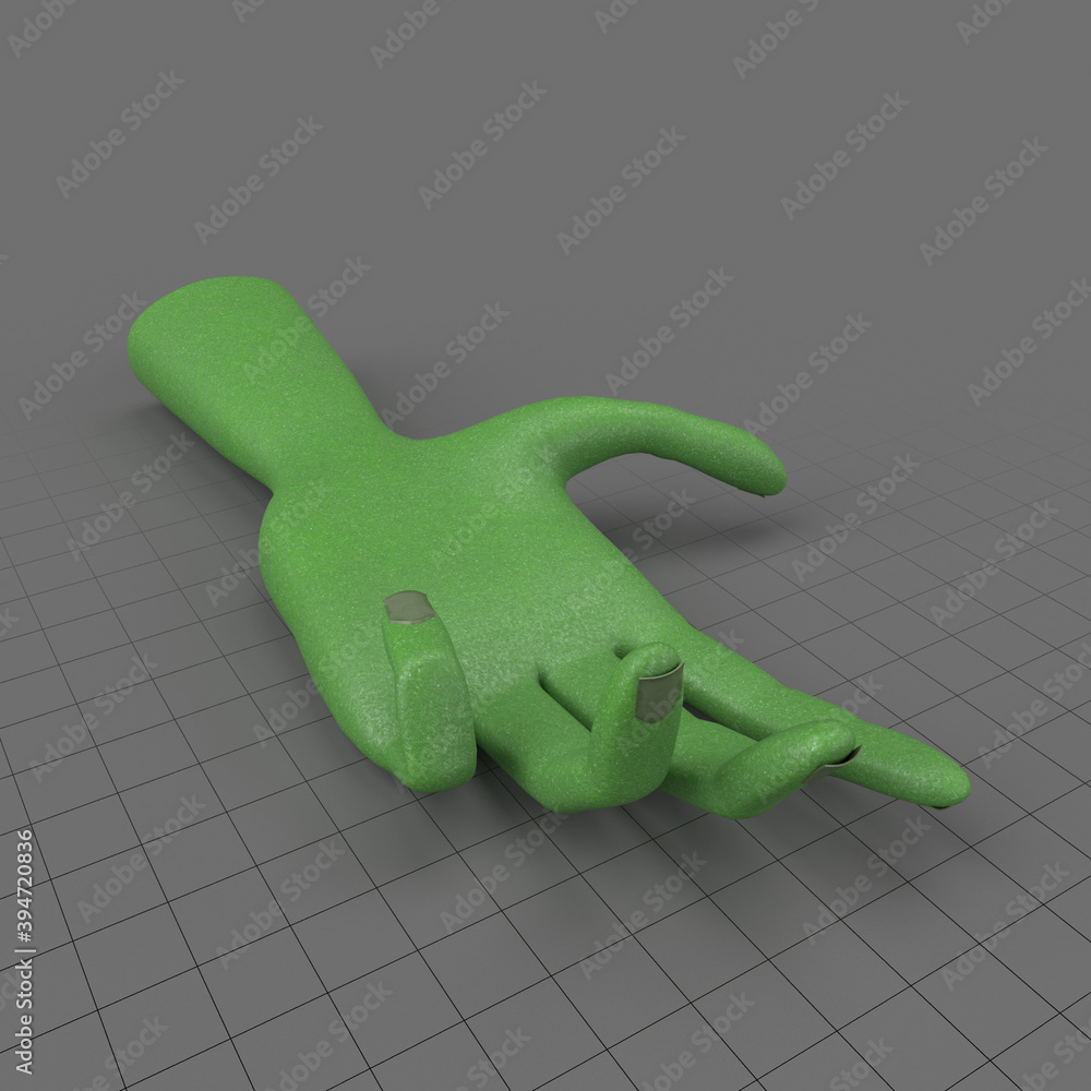 Severed hand Stock 3D asset | Adobe Stock