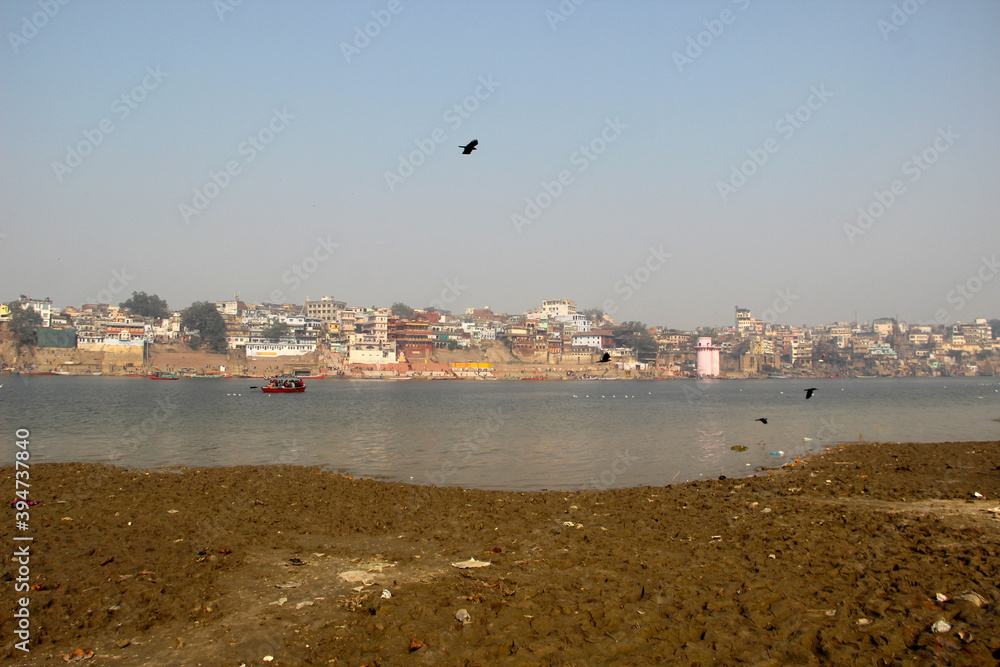 ghats of varanasi || wide view of ganga ghat varanasi || ganga ghat ...