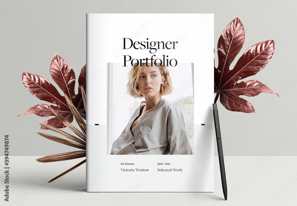 Portfolio Booklet Layout Stock Template | Adobe Stock