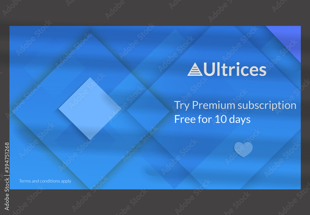 Slideshow Ad Layout with Vanishing Gradient Stock Template | Adobe Stock
