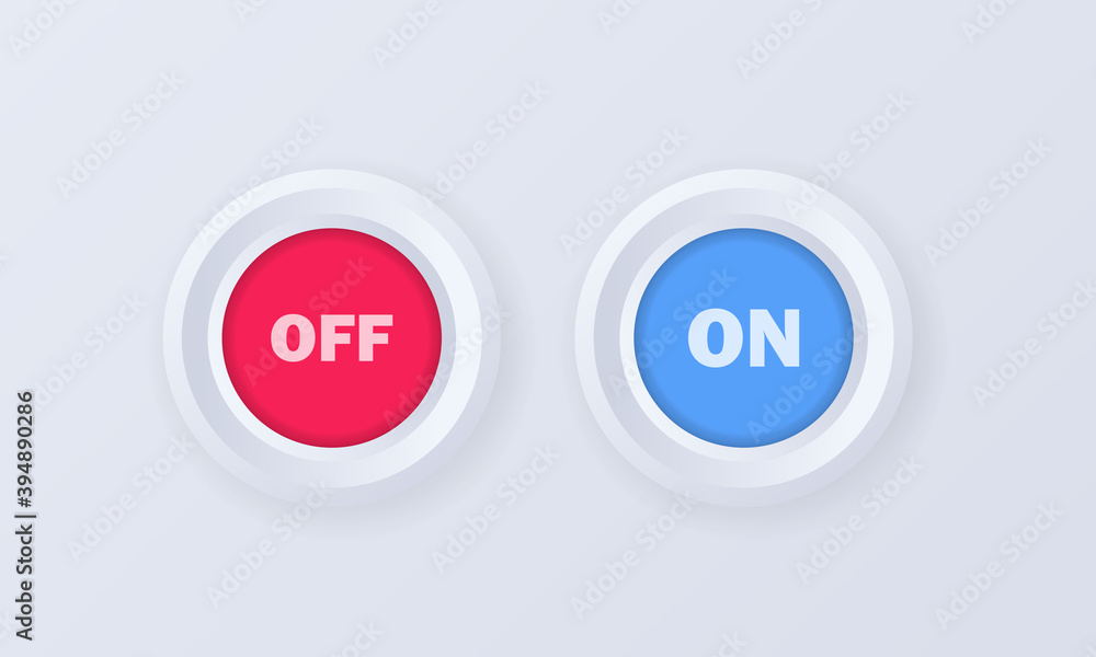 Yes and no button icon set. Yes, no button, sign, badge in 3d style ...