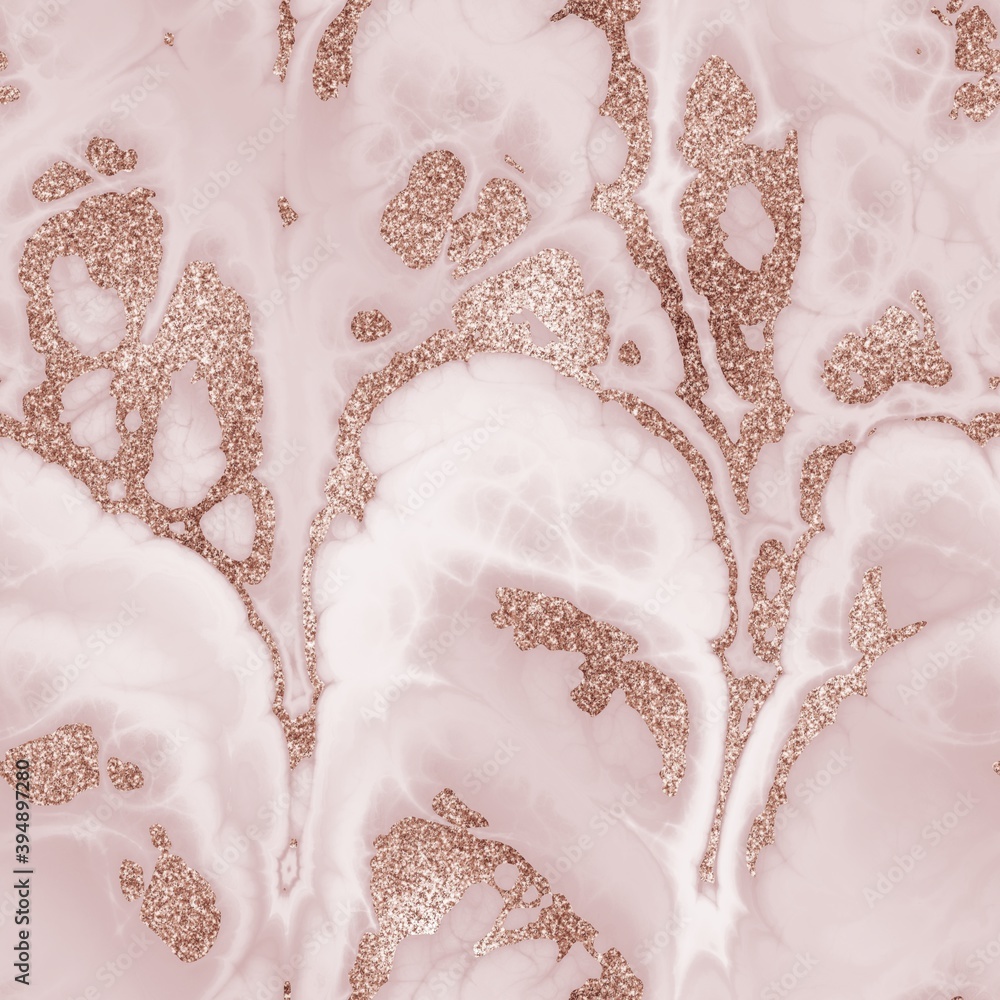 Seamless pink glitter luxury marble pattern design. High quality ...