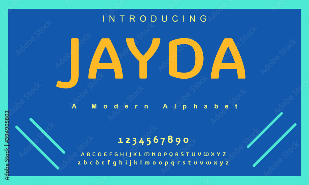 Jayda font. Elegant alphabet letters font and number. Lettering Minimal ...