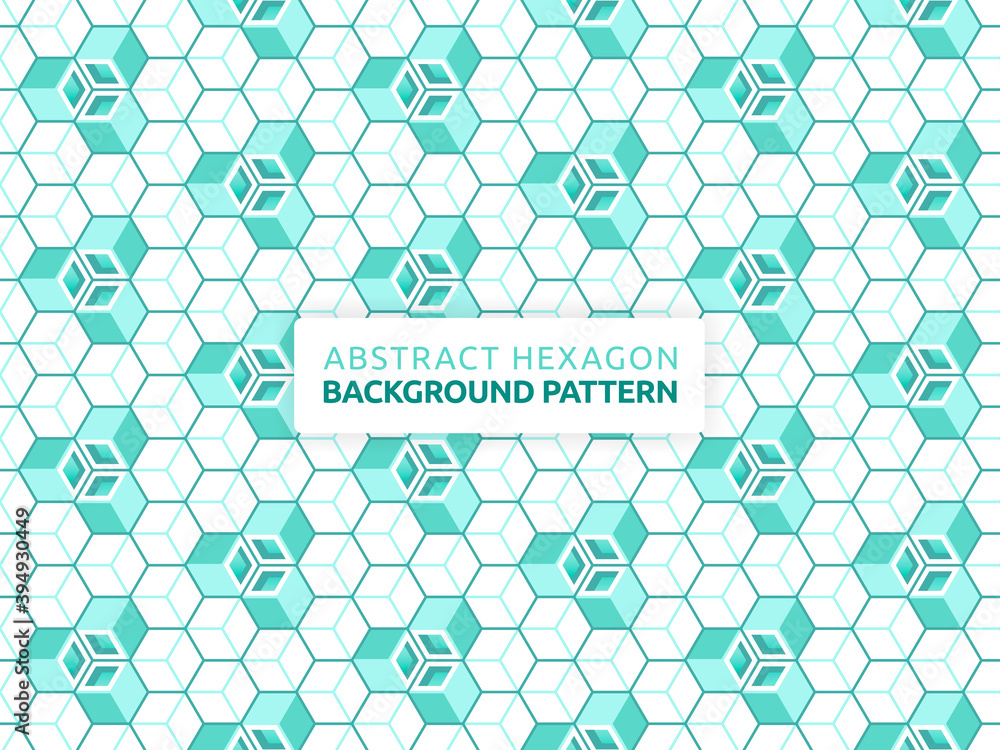 Hexagon abstract vector background. Geometric shape concept background ...