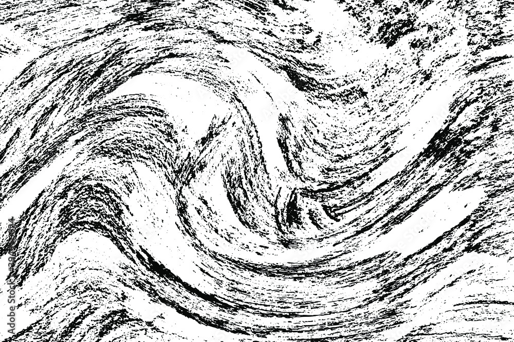 Grunge texture of a rough surface with a wave-like arrangement of ...