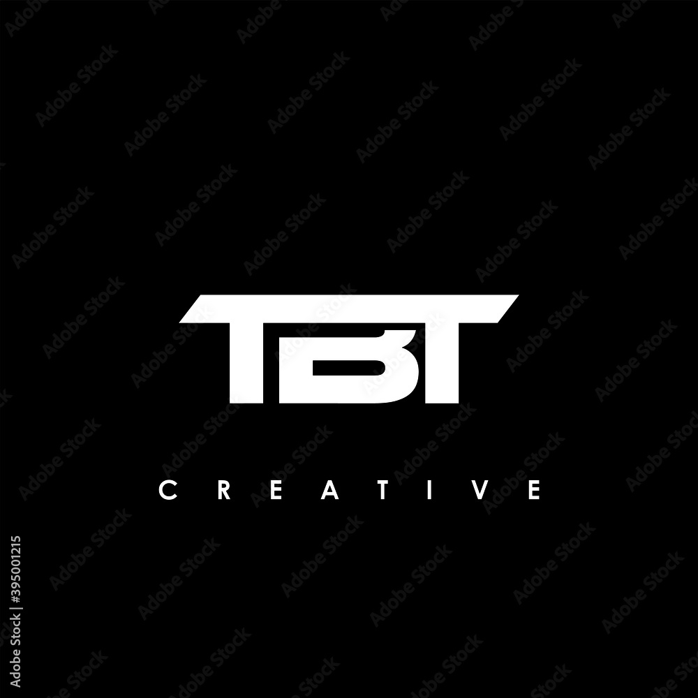 TBT Letter Initial Logo Design Template Vector Illustration Stock ...