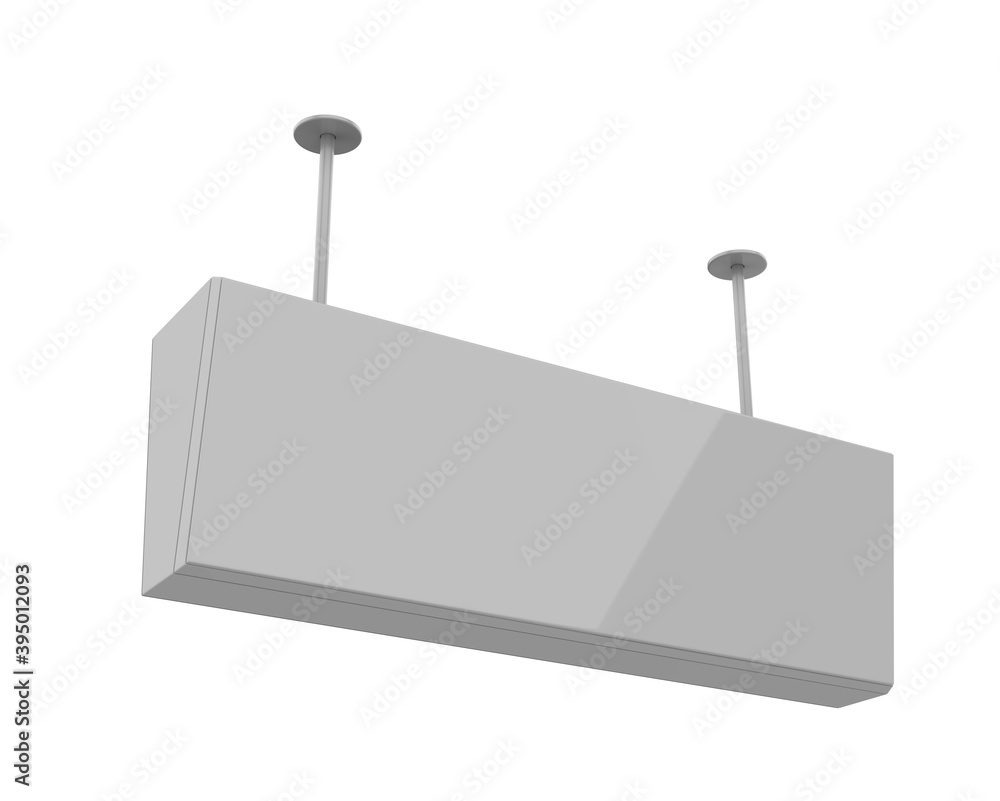 Passenger Information Display System Screen for mockup, 3d render ...