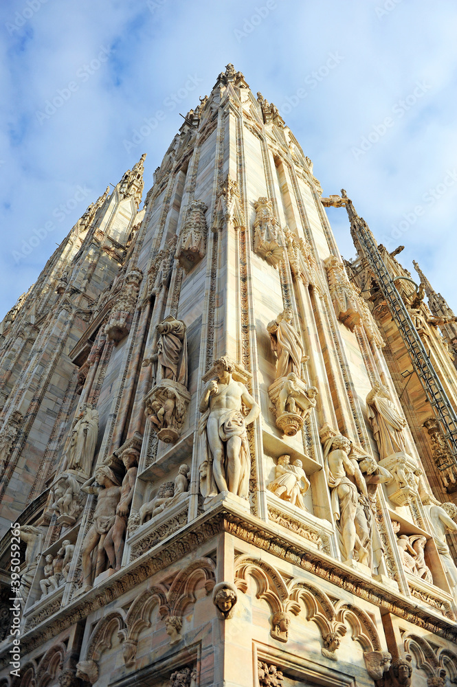 Milan, Italy: Cathedral of Milan (Duomo di Milano) one of the largest ...