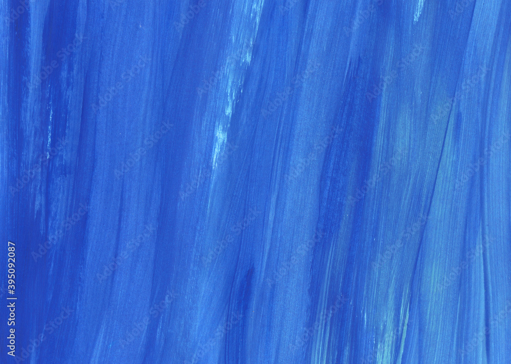 blue paint raster background. yellow brash strokes texture Stock Photo ...