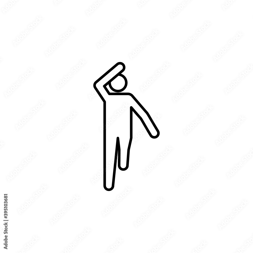 sonnal kumgang are maki, karate line icon. Signs and symbols can be ...