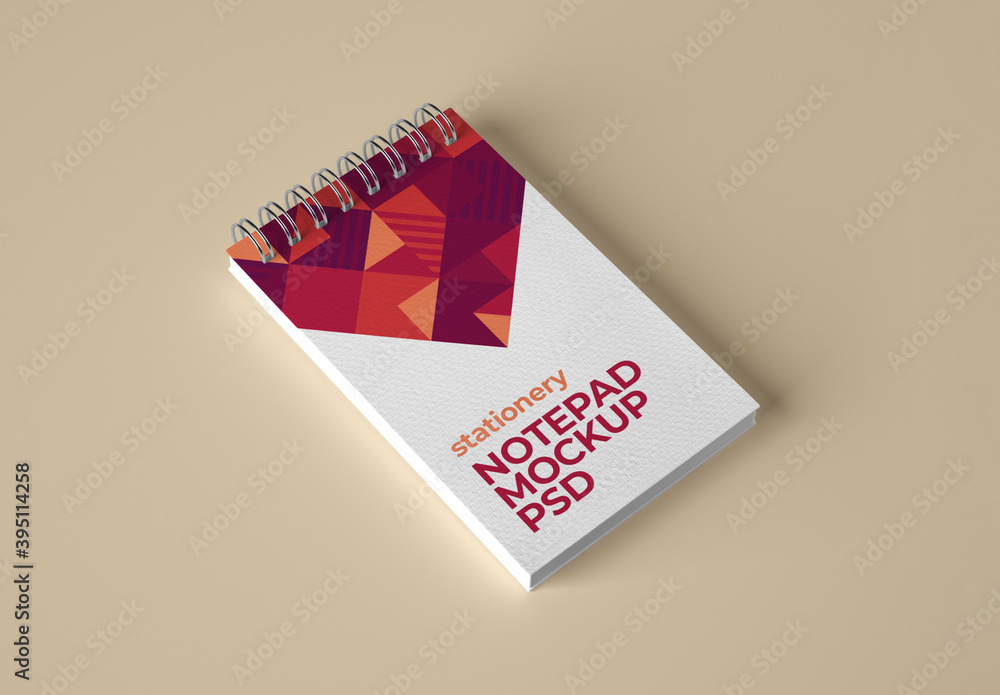 Notepad Branding Mockup plantilla de Stock | Adobe Stock