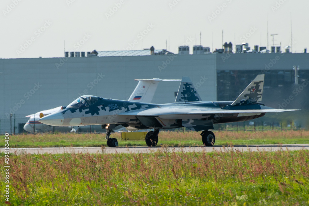 August 30, 2019. Zhukovsky, Russia. fifth-generation promising Russian ...
