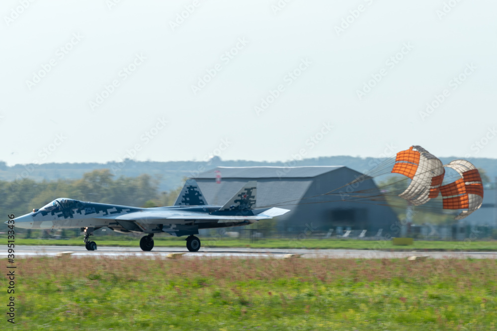 August 30, 2019. Zhukovsky, Russia. fifth-generation promising Russian ...