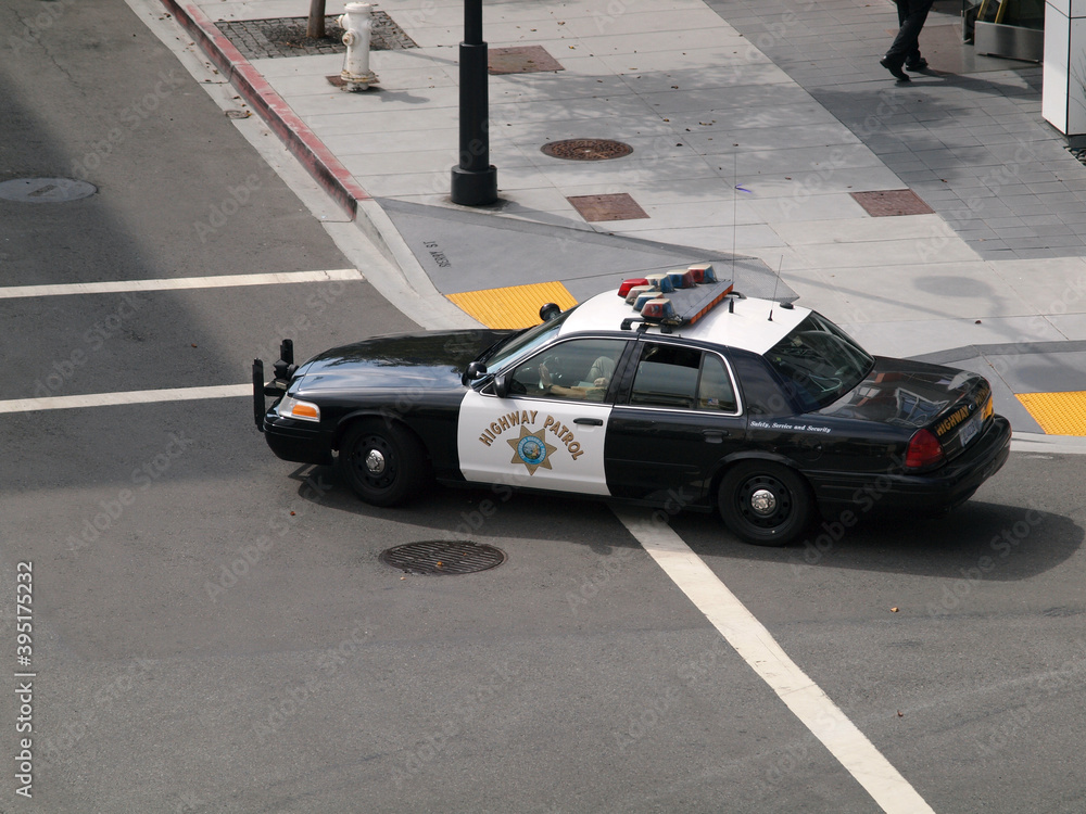 Ford Crown Victoria Highway Patrol Police vehicle Stock Photo | Adobe Stock