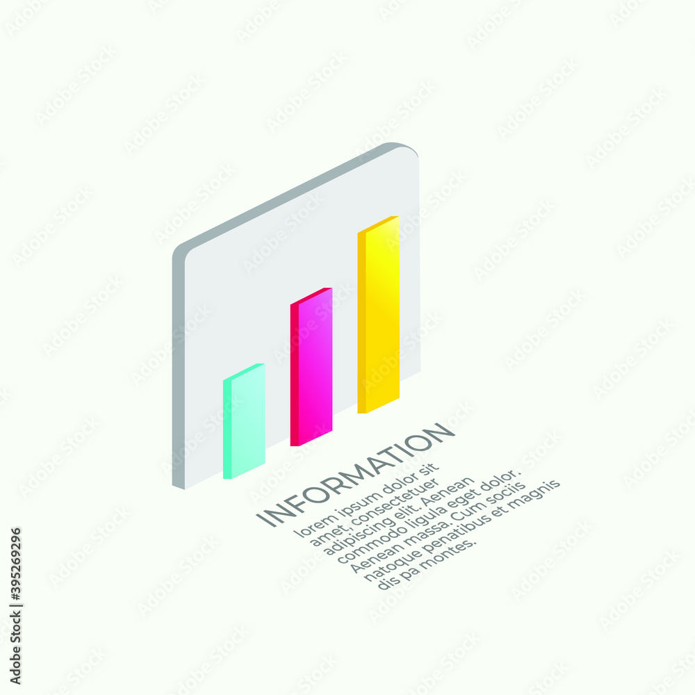 Flat 3d isometric infographic for your business presentations. Big set ...