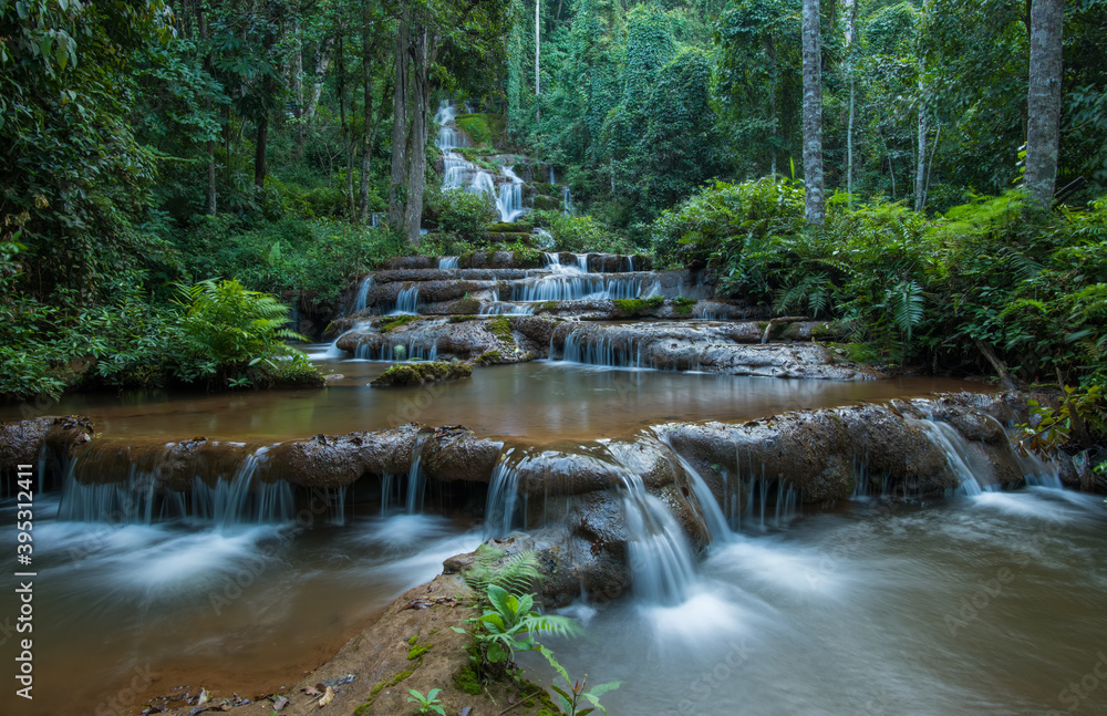 Phacharoen Waterfall Chongkap Sub-district, Phop Phra District, Tak ...