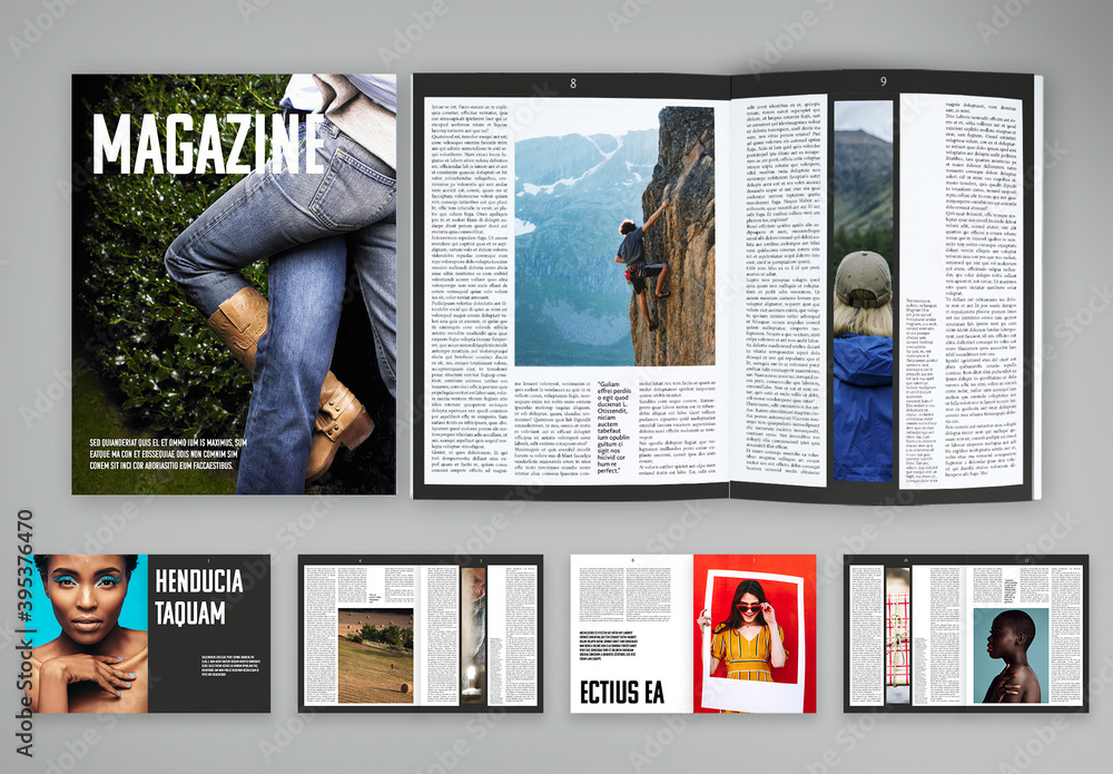 Film and theater News Magazine Stock-Vorlage | Adobe Stock