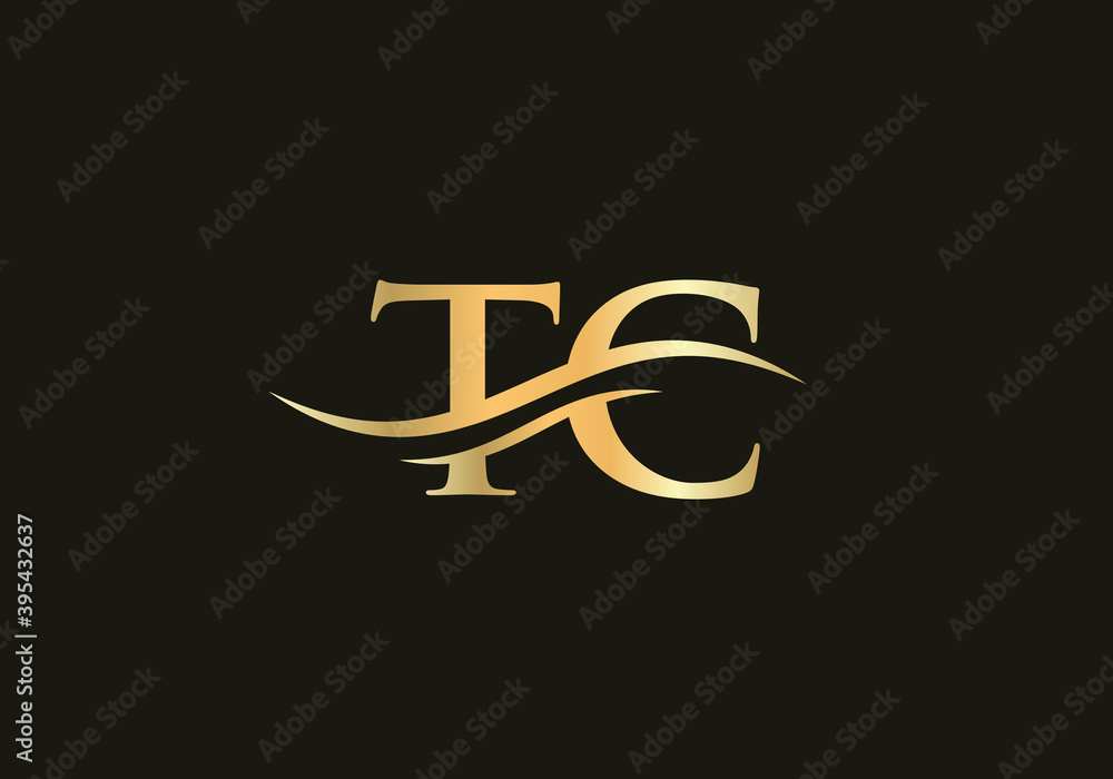 TC logo design. Premium Vector TC Logo. Beautiful Logotype for luxury ...