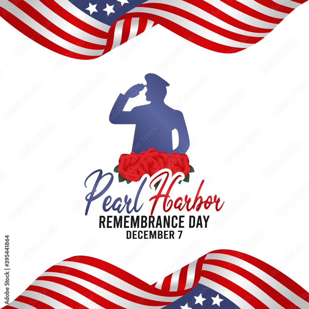 vector graphic of pearl harbor remembrance day good for pearl harbor ...