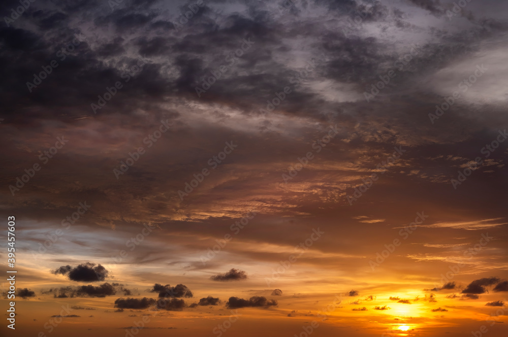 Dramatic sky, perfect for sky replacement, background or any other ...