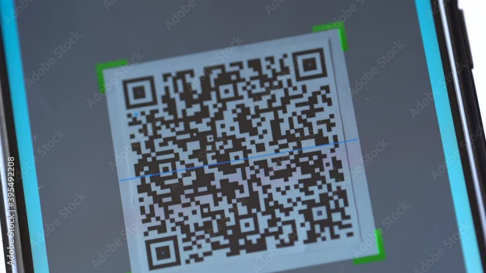QR code scanning app. QR code reader and QR code scanner on smartphone ...
