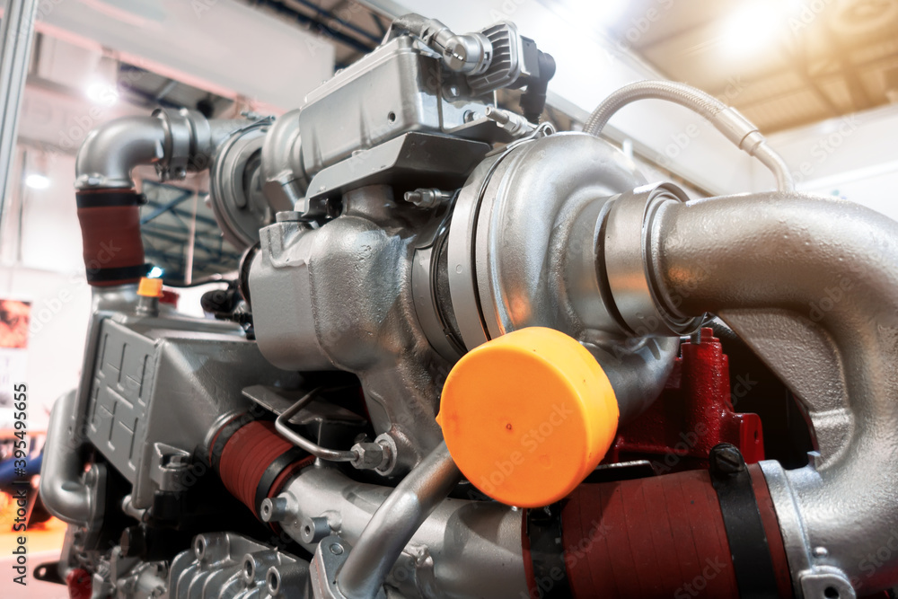 Water-cooled, 6-cylinder inline engine for agricultural Machinery Stock ...