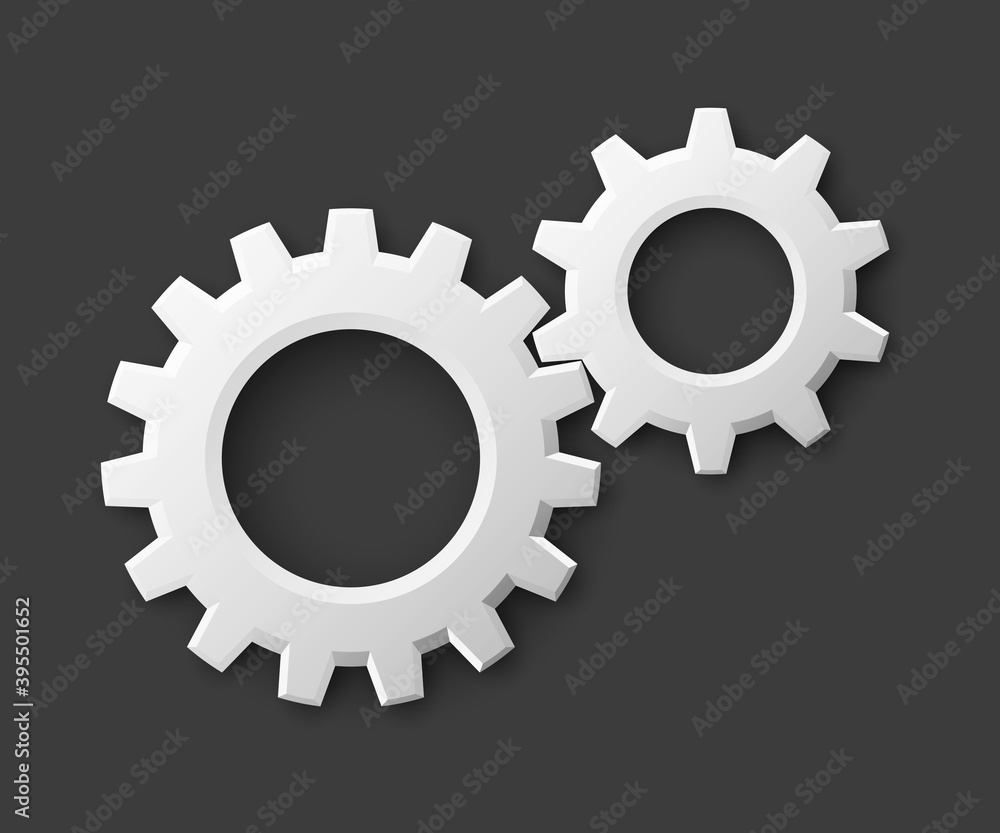 Set service icons image of tools gears parts. Symbols options tools ...