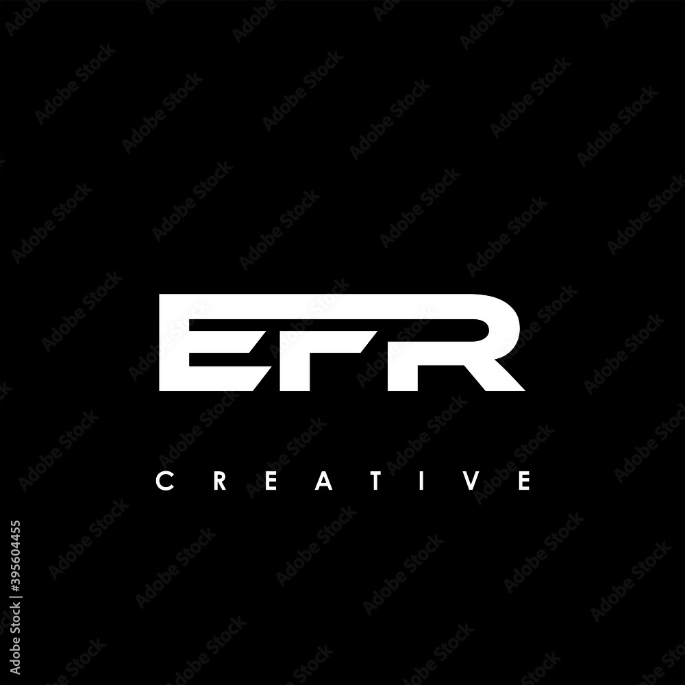 EFR Letter Initial Logo Design Template Vector Illustration Stock ...