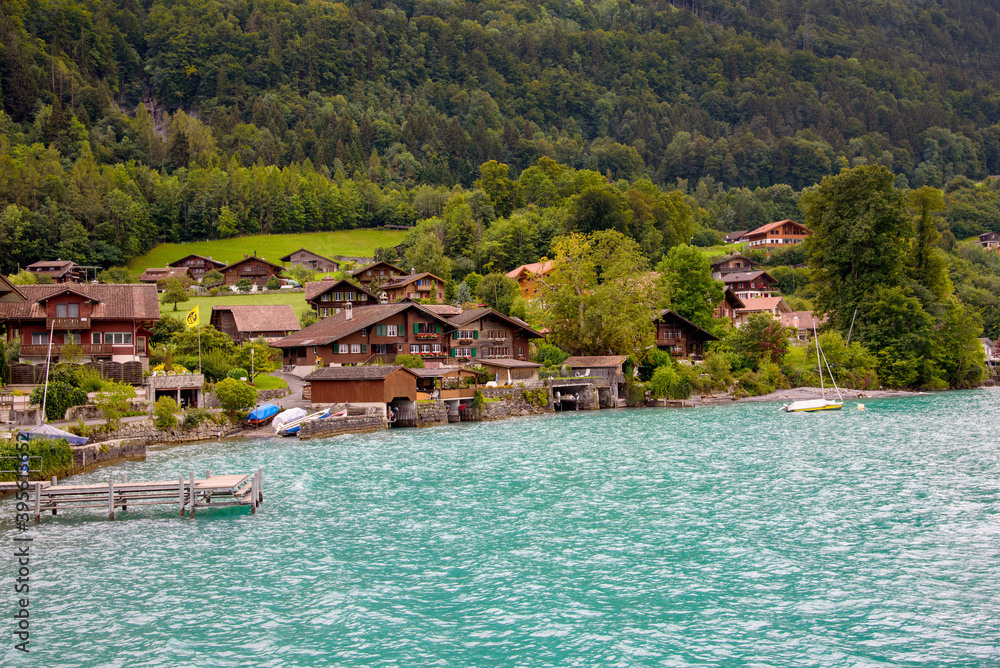 Brienzer See - Schweiz / Berner Oberland / Iseltwald Lake Brienz ...