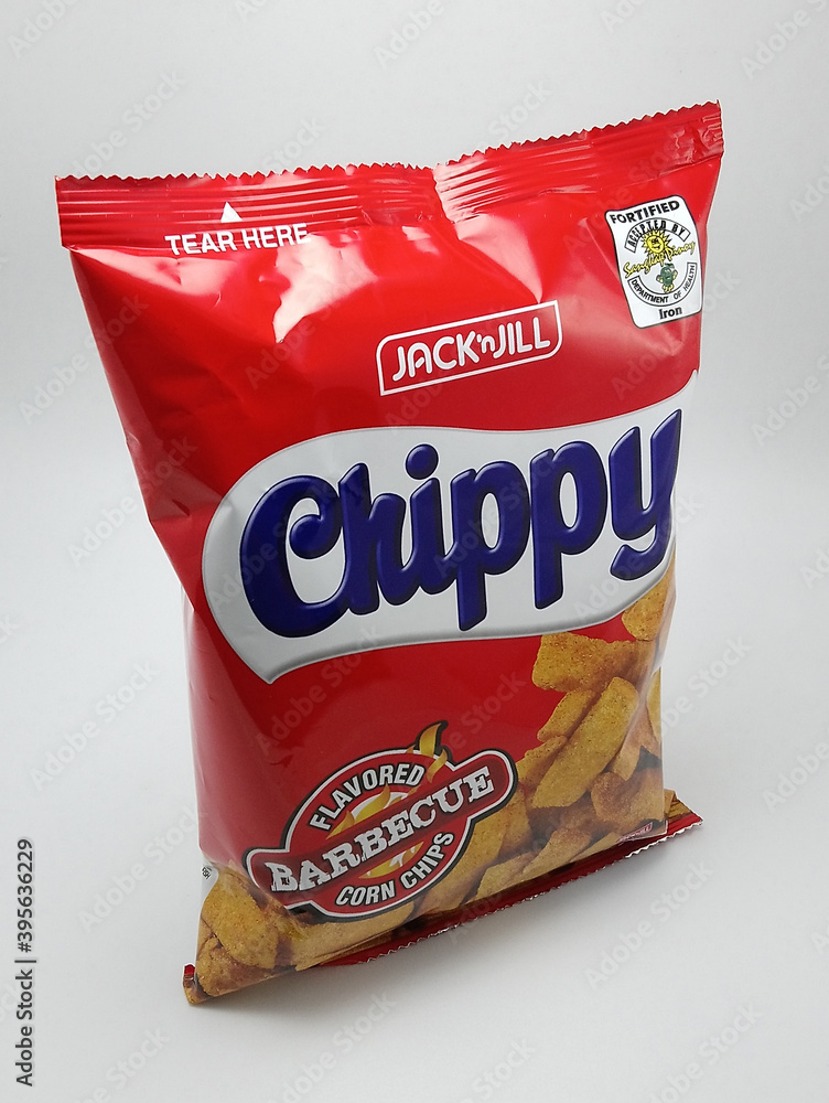Chippy barbecue flavored corn chips in Manila, Philippines Stock Photo ...