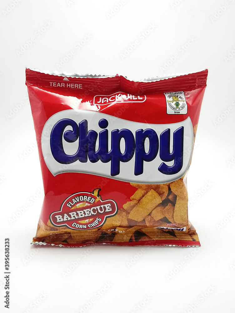 Chippy barbecue flavored corn chips in Manila, Philippines Stock Photo ...