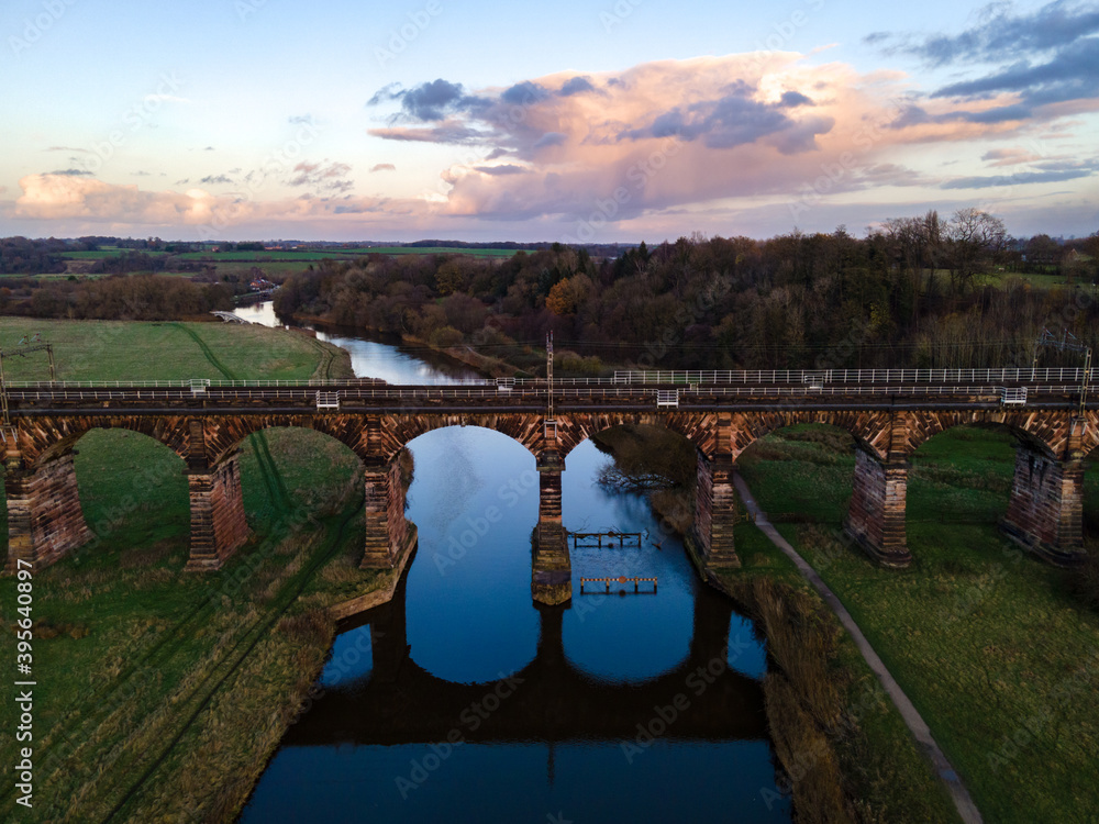 utton Viaduct is a railway viaduct on the West Coast Main Line where it ...