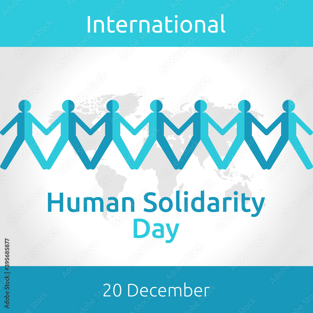 vector graphic of international human solidarity day good for ...