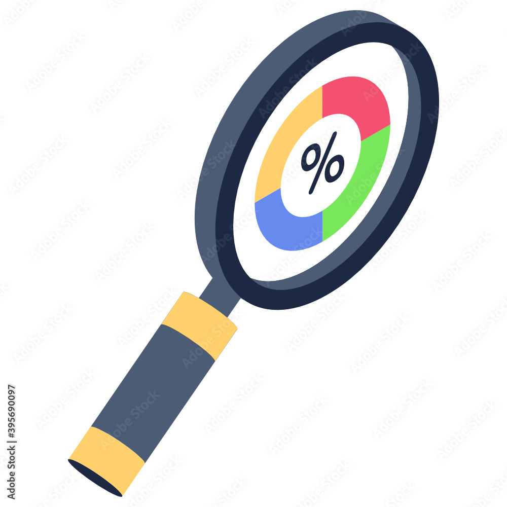 Round shape chart with infographics depicting doughnut graph Stock ...